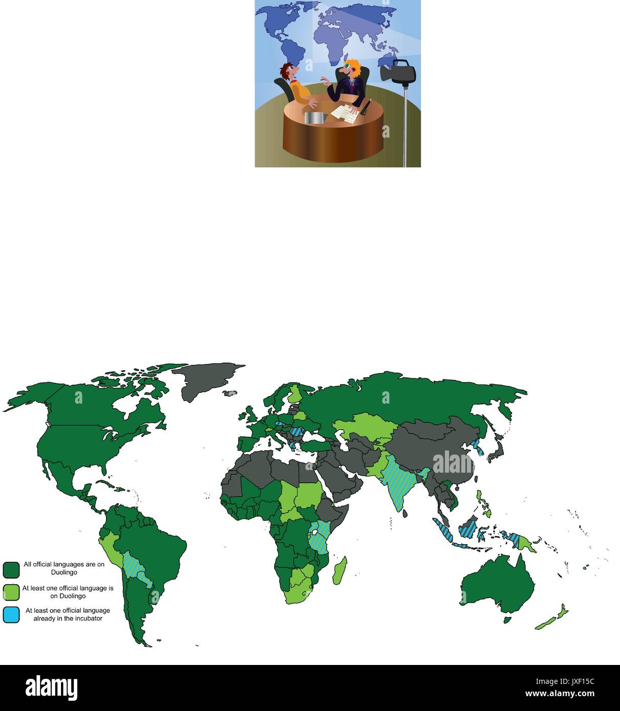 Guest at talk show Stock Vector Images - Alamy