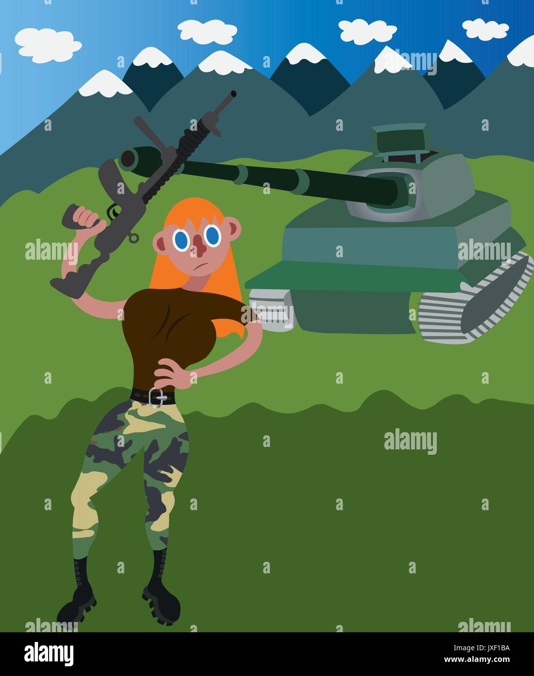 Lady next Stock Vector Images - Alamy