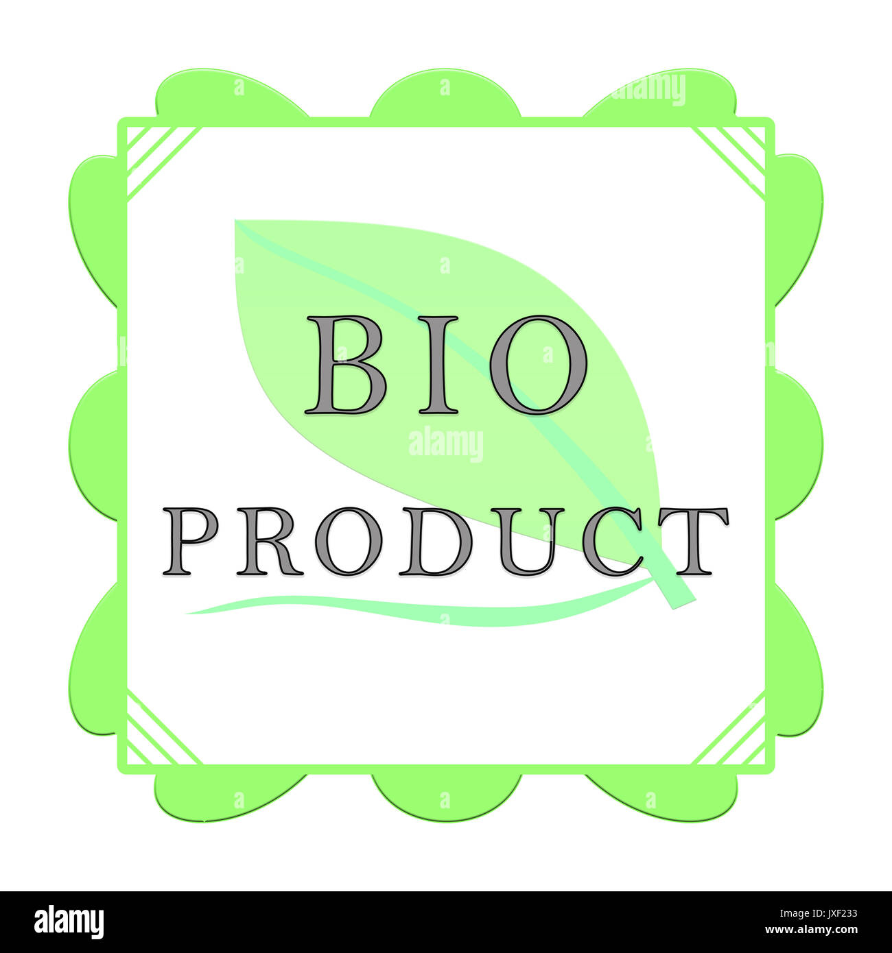 Bio logo product hi-res stock photography and images - Alamy