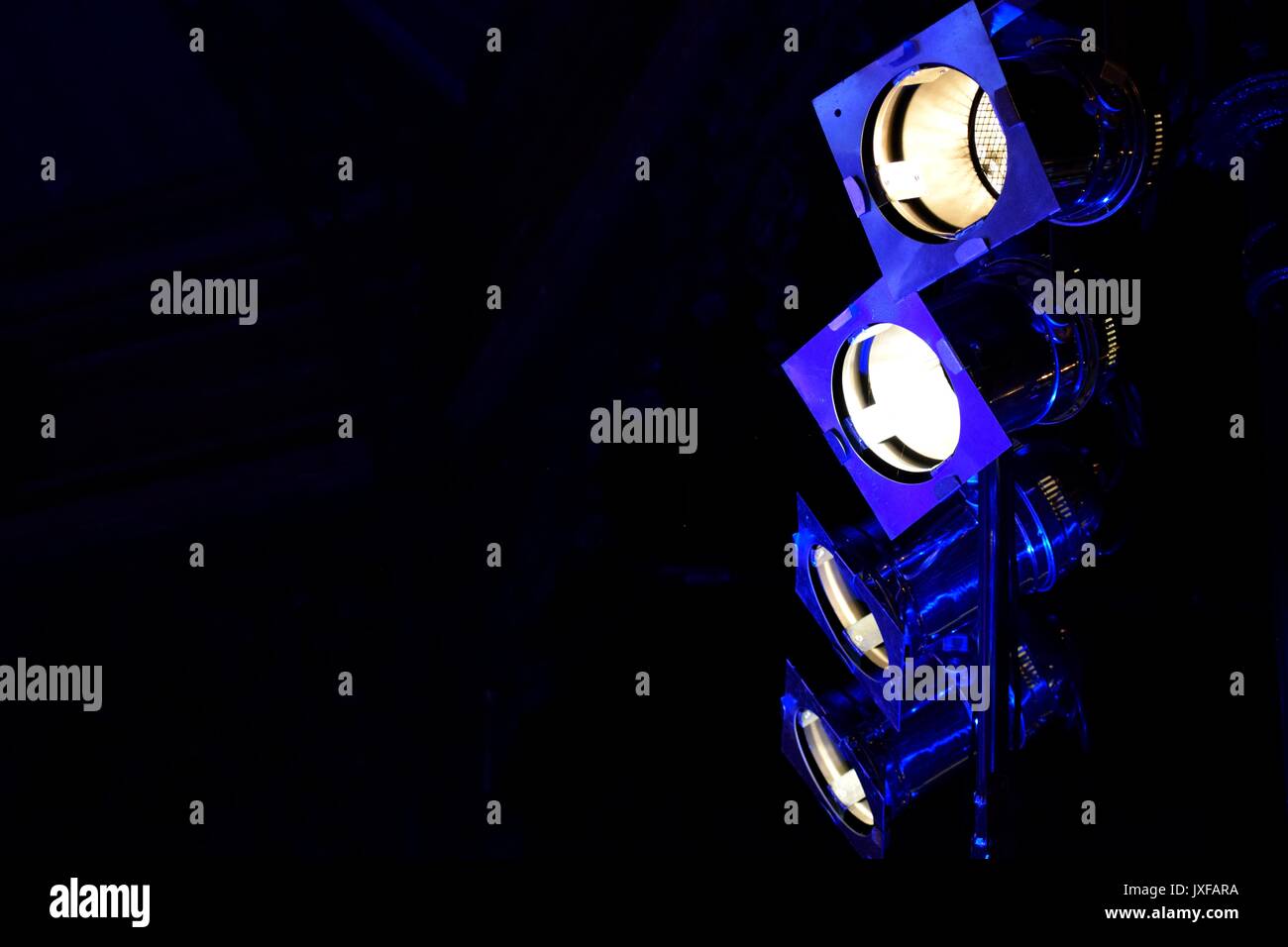 Spotlight lamps reflector white hi-res stock photography and images - Alamy