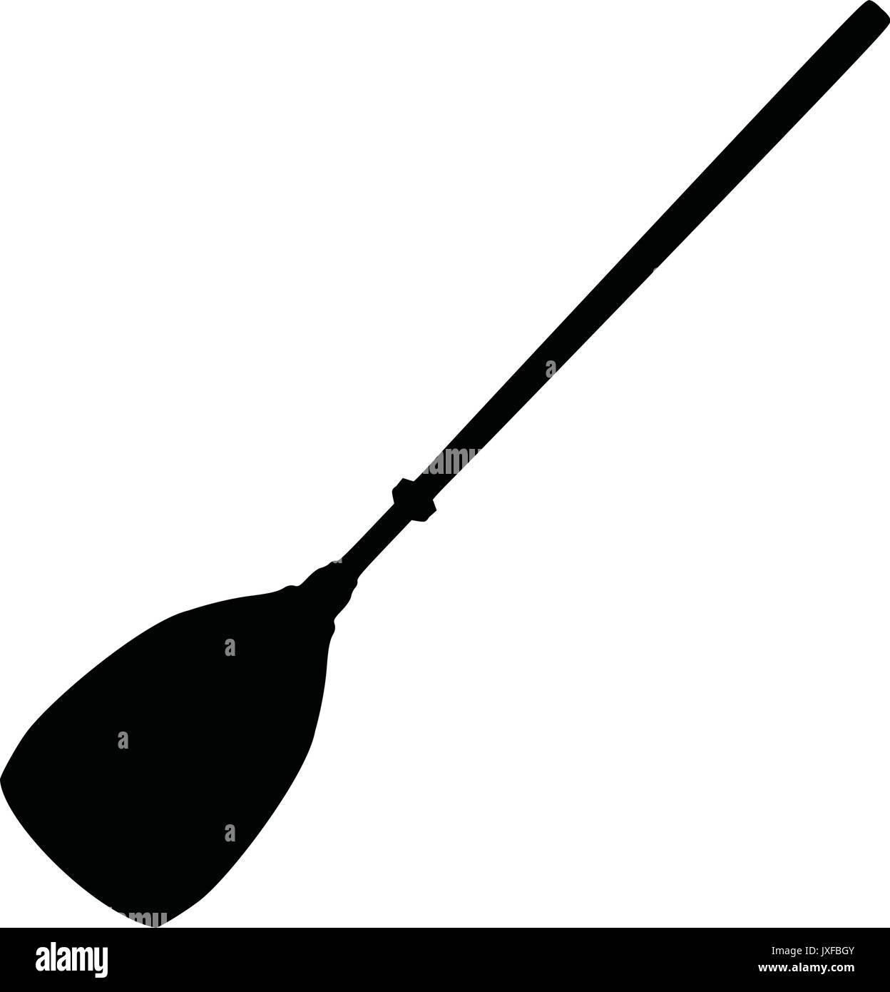 Boat paddle white background Stock Vector Images - Alamy