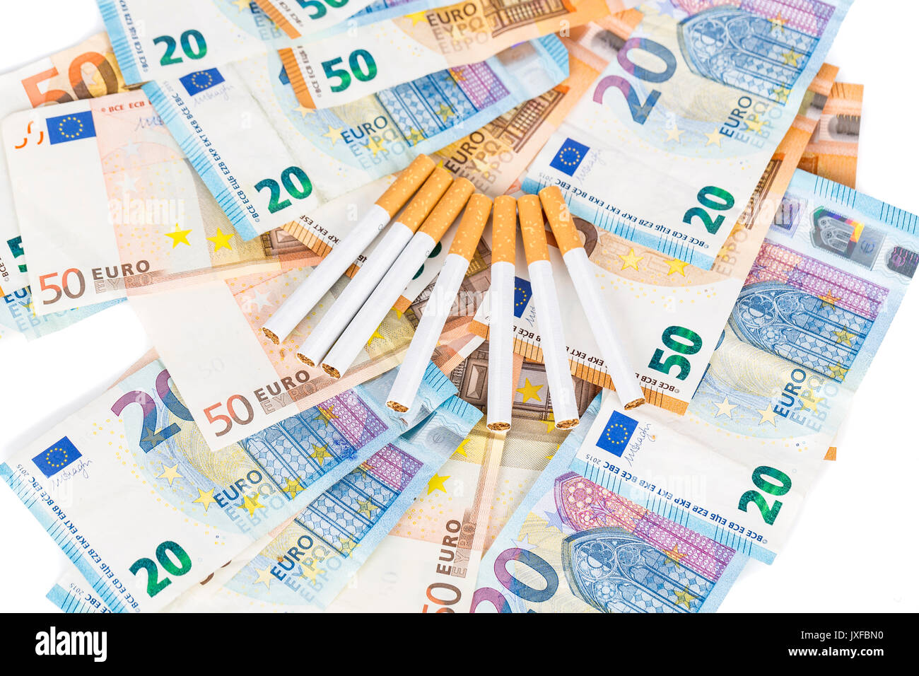 50 euro banknotes cigarettes on hi-res stock photography and images - Alamy
