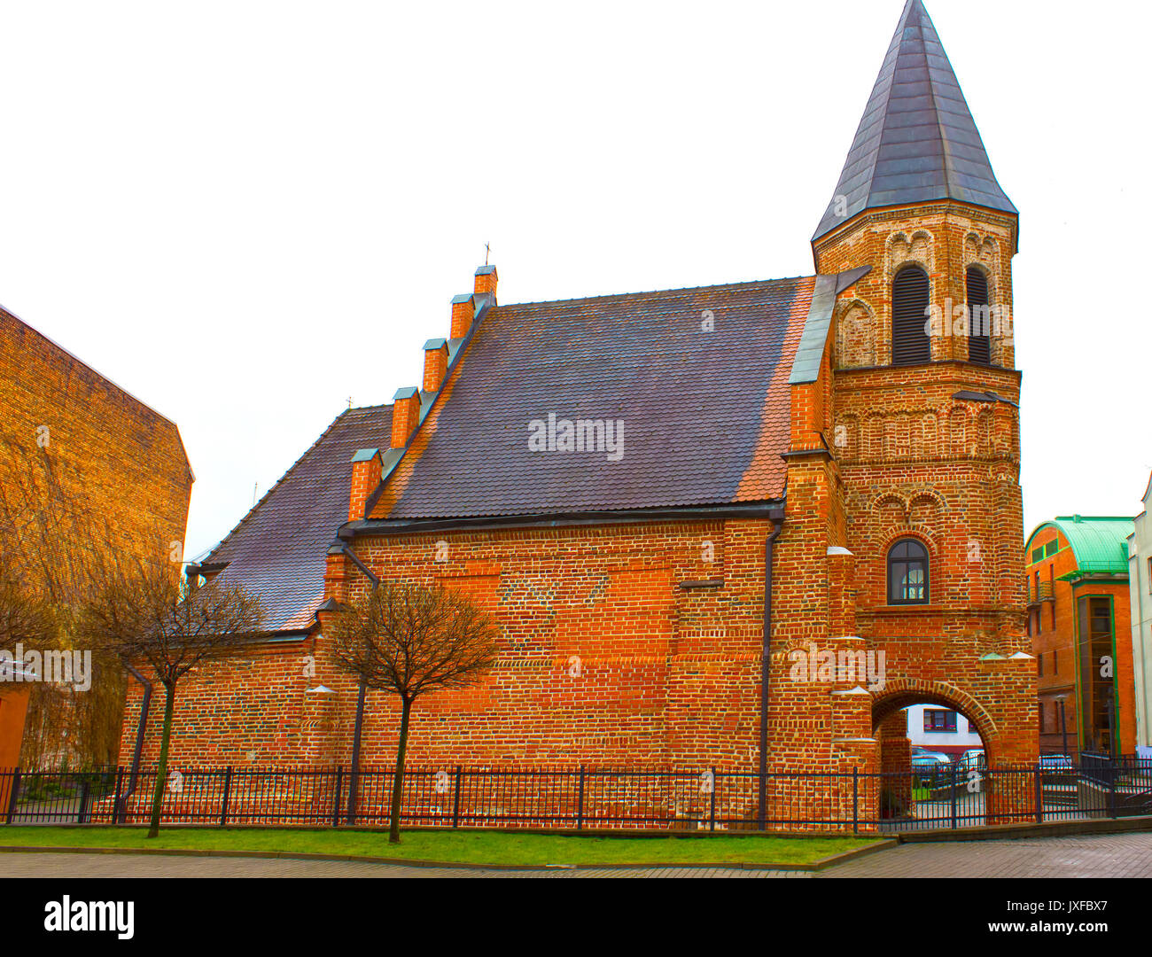 Catholic church of St. Gertrude at Kaunas, Lithuania Stock Photo - Alamy