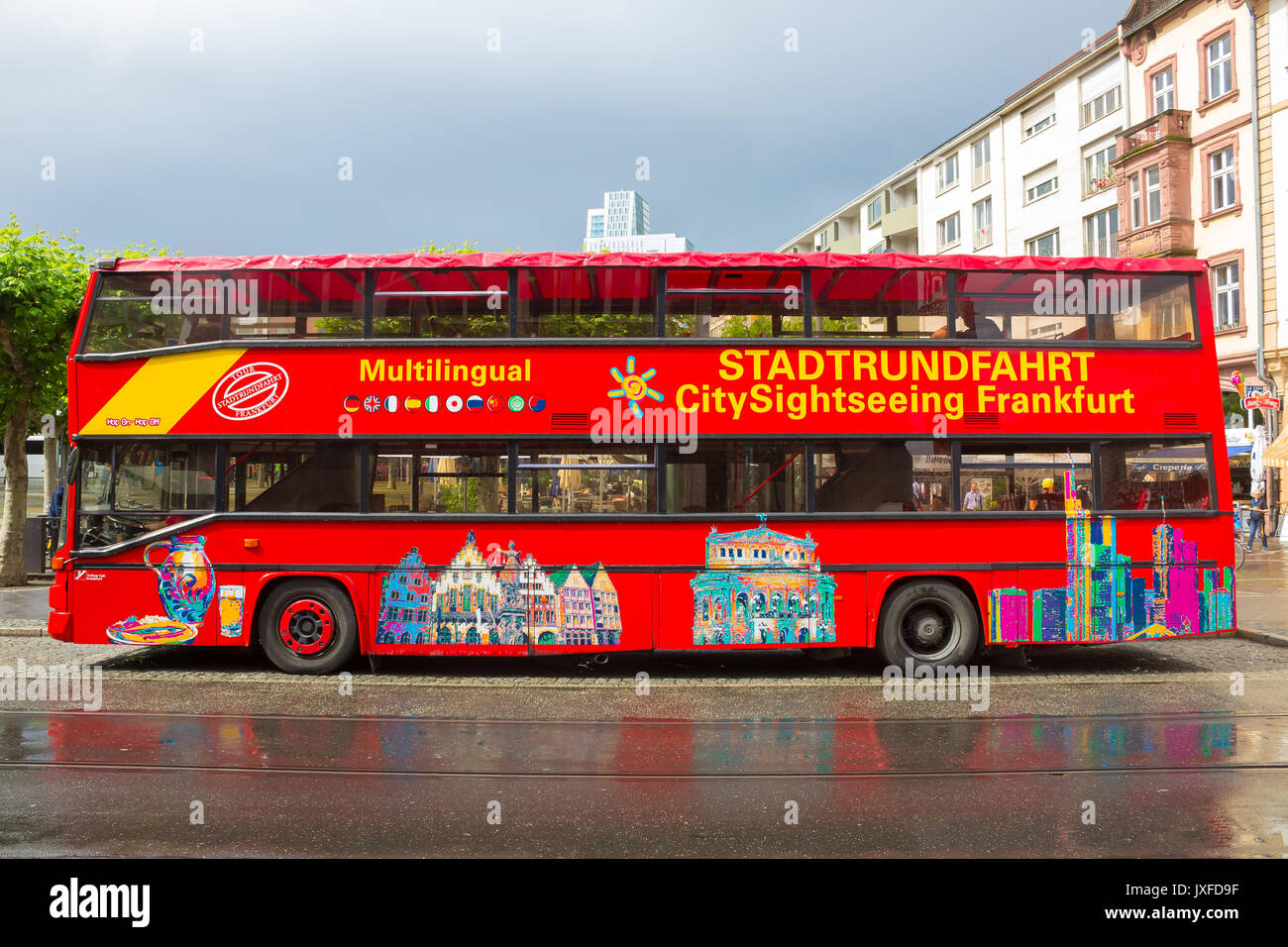 Germany europe bus stop sign hi-res stock photography and images - Alamy