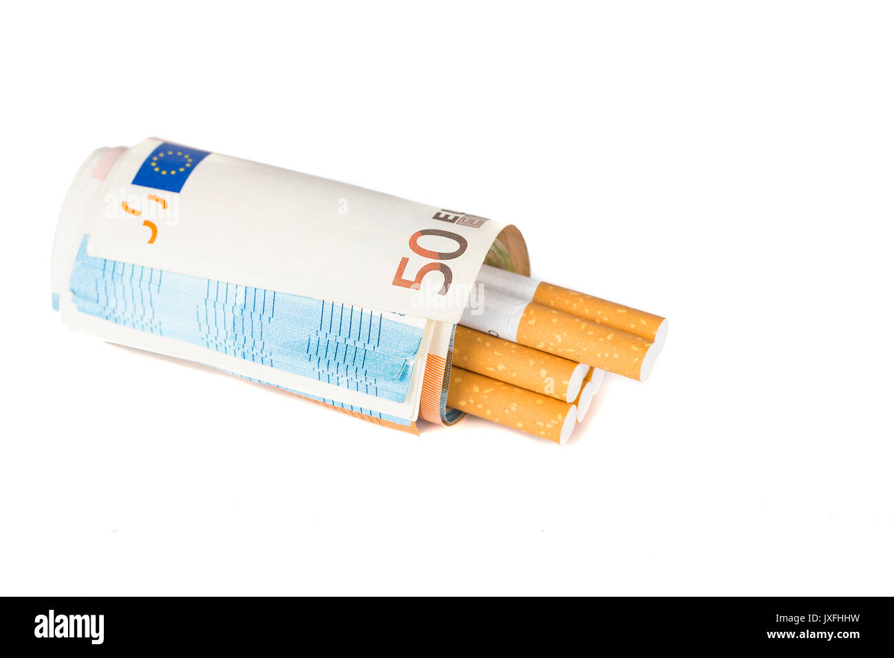 Euros cigarettes Cut Out Stock Images & Pictures - Alamy