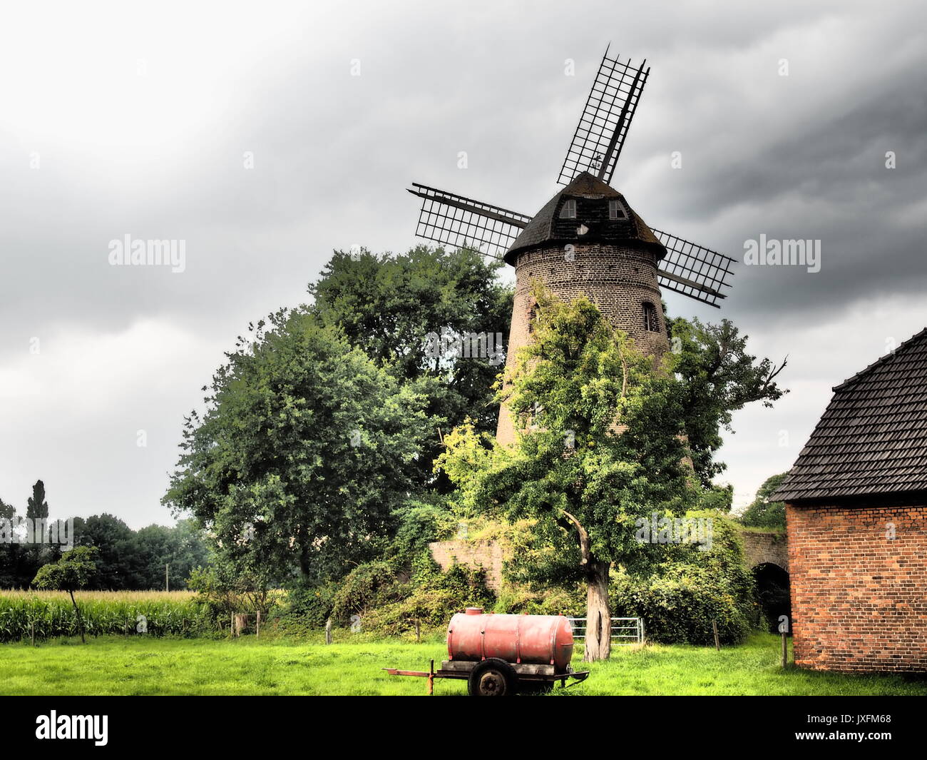 the lower rhine in germany Stock Photo - Alamy