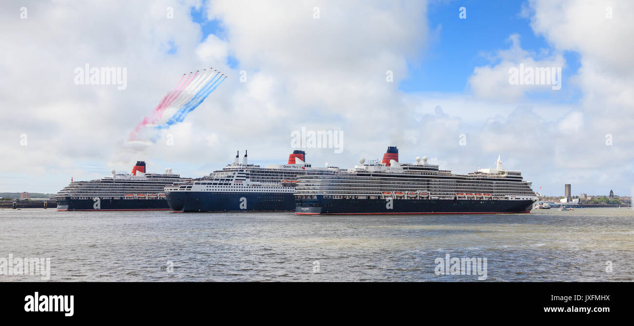 The Three Queens, Elizabeth, Victoria and Mary pictured on the River ...