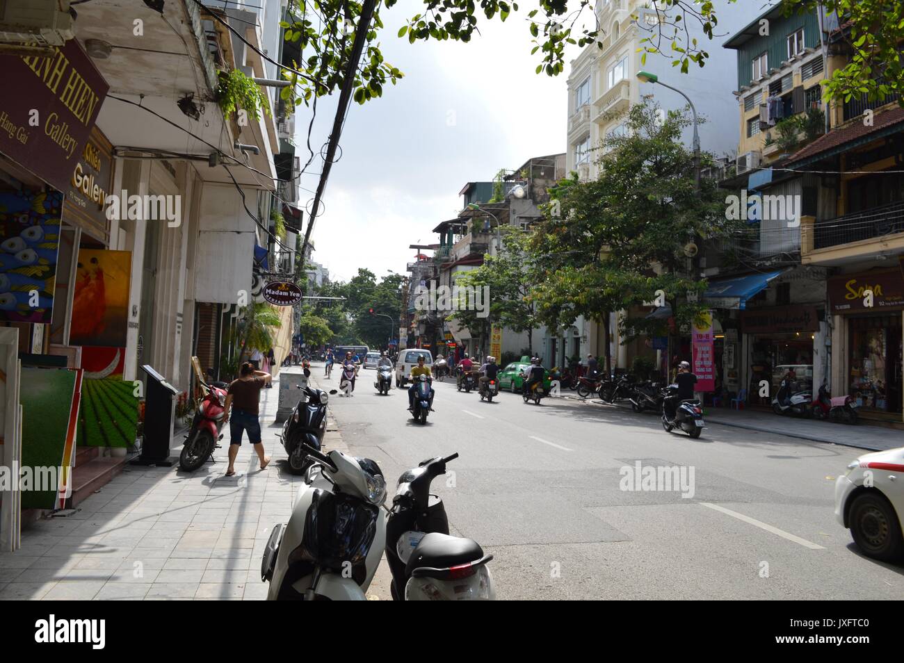 Busy Hanoi streets, Vietnam, 2015 Stock Photo - Alamy
