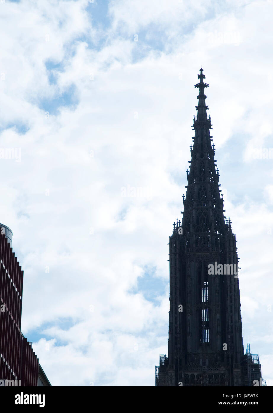 Ulm minster spire hi-res stock photography and images - Alamy