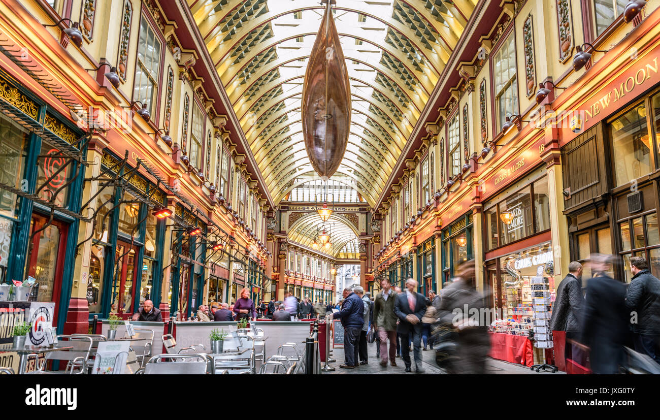 Leadenhall Market is a covered market in London, located on Gracechurch ...