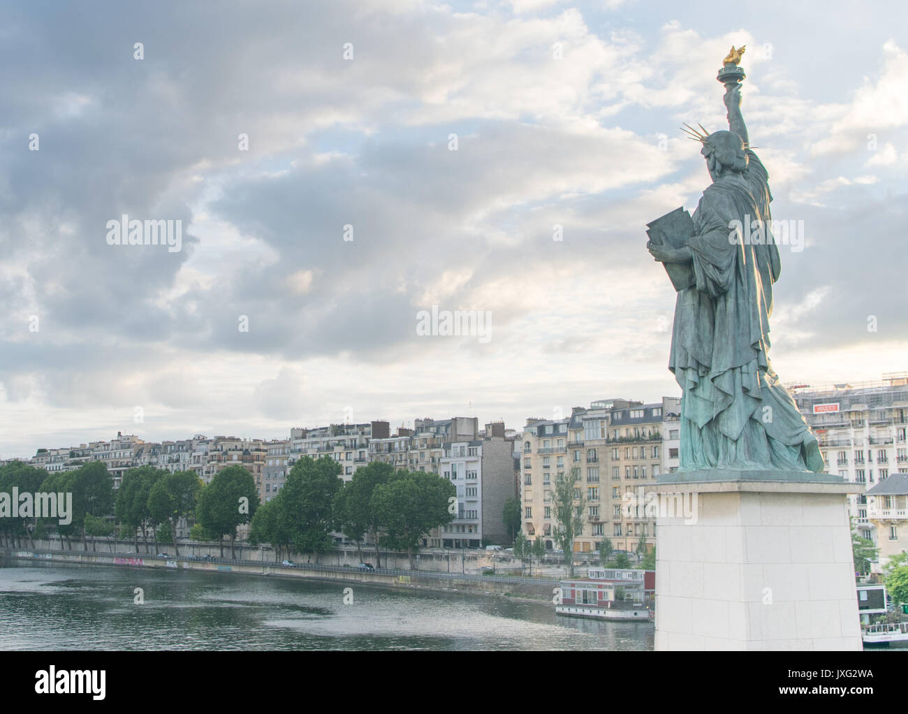Statue of Liberty in Paris, France Stock Photo - Alamy