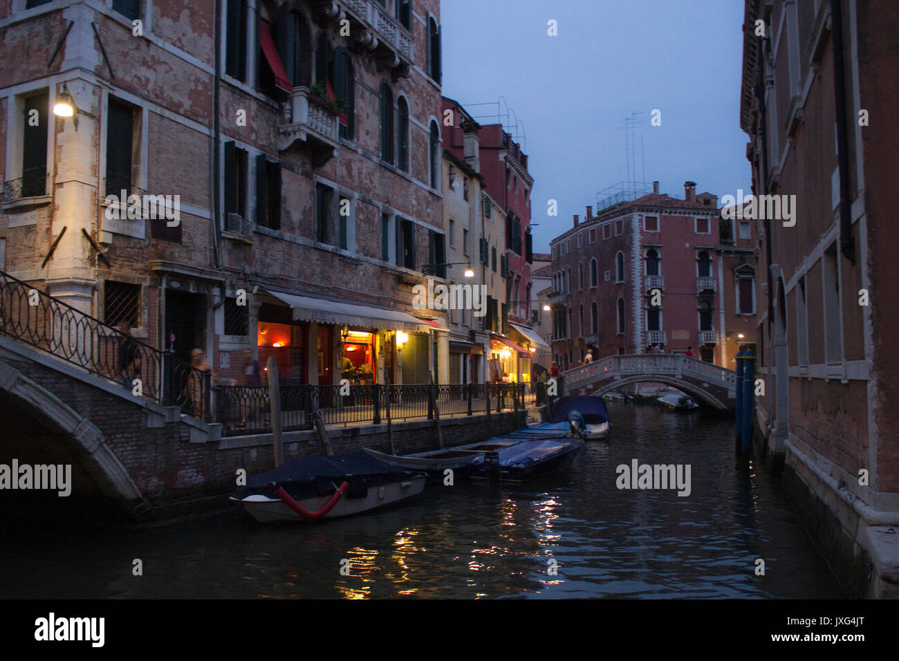 Evening time in venice hi-res stock photography and images - Alamy