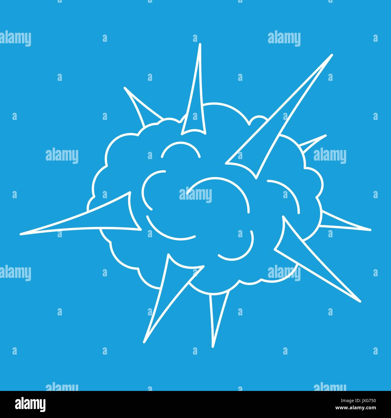 Spica icon, outline style Stock Vector Image & Art - Alamy