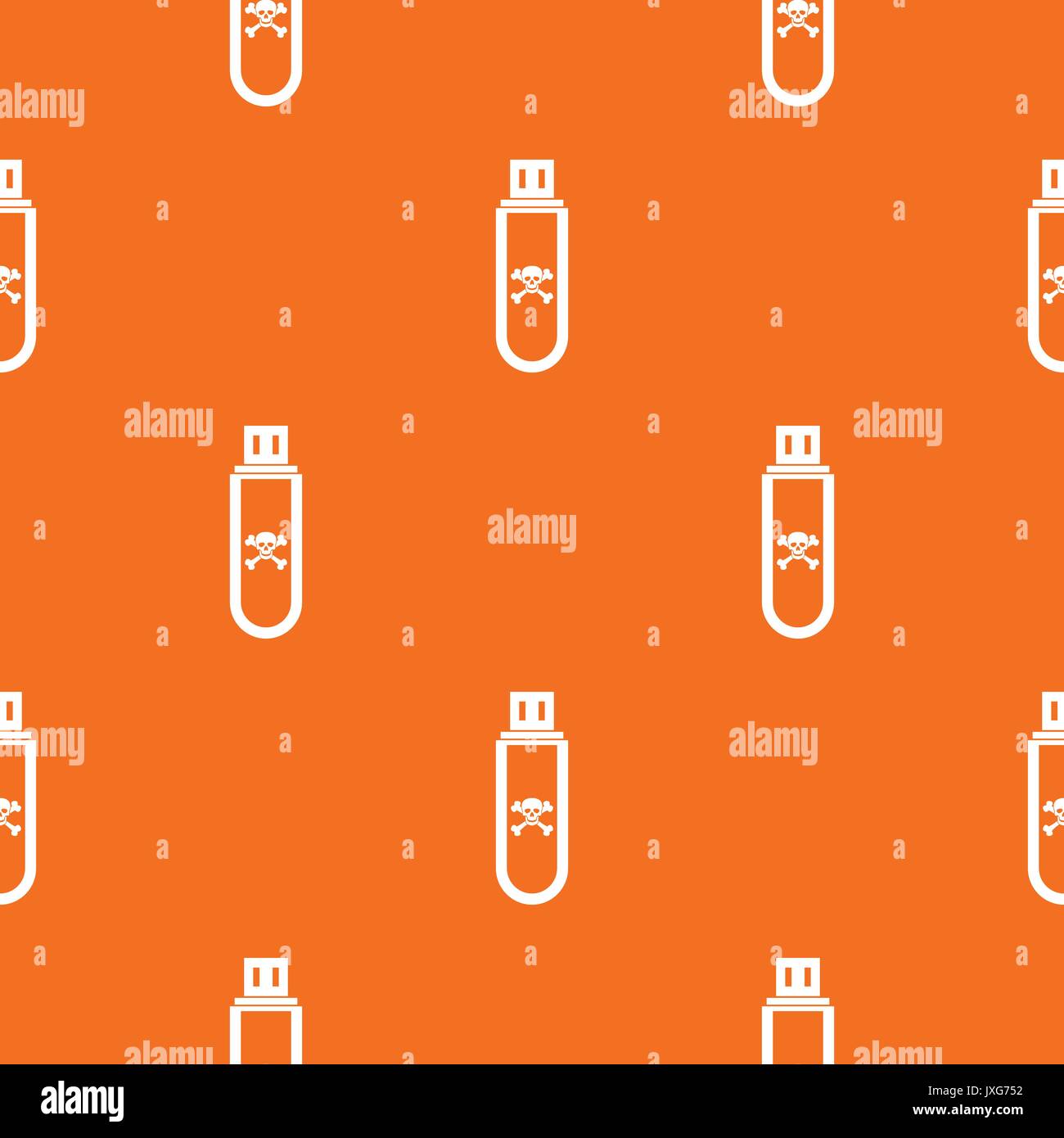 Infected USB flash drive pattern seamless Stock Vector Image & Art - Alamy