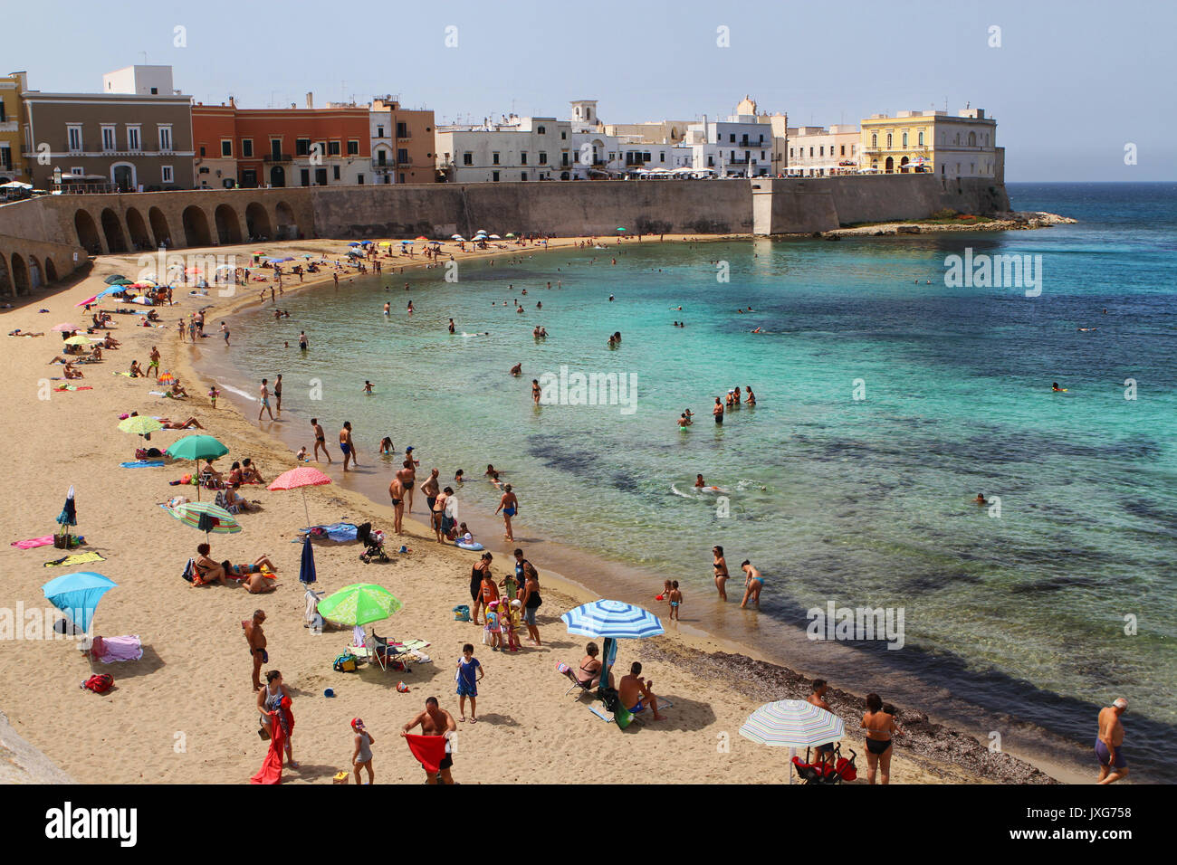 View of Gallipoli,Old Town in Apulia,Italy Stock Photo - Alamy
