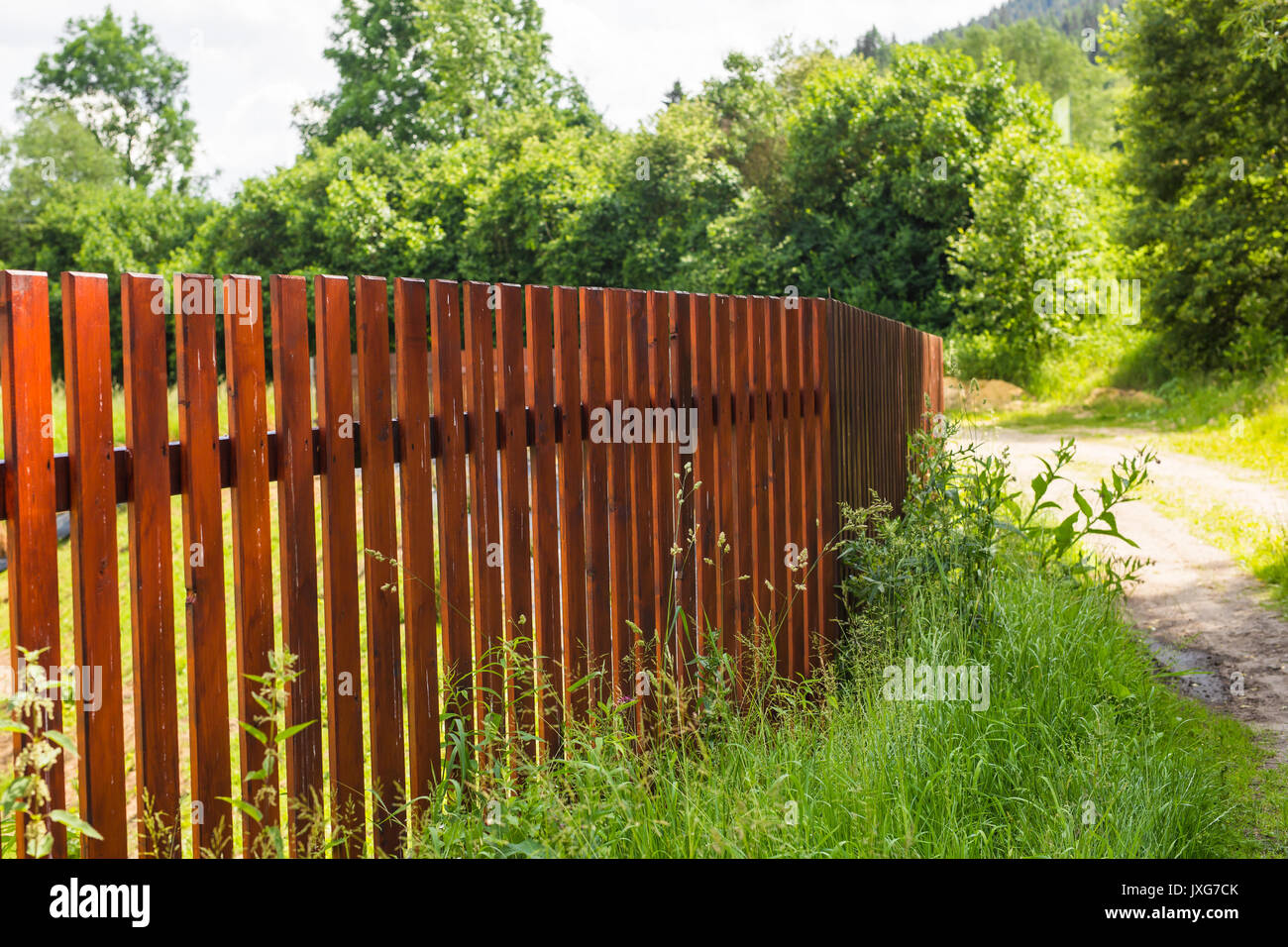 Eroded wooden barrier hi-res stock photography and images - Alamy
