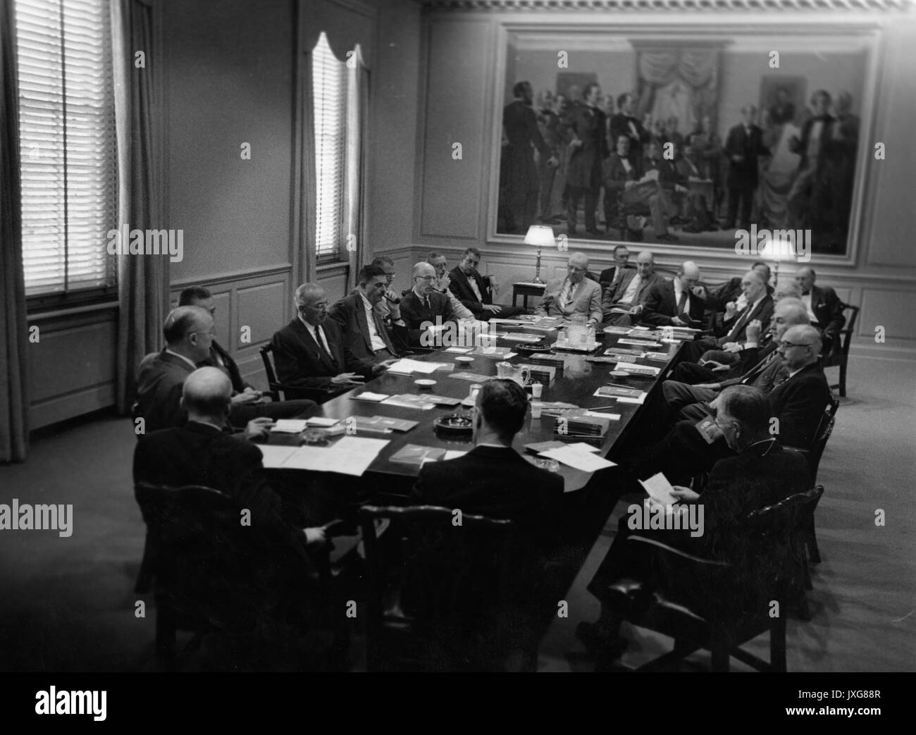 Faculty members meeting Black and White Stock Photos & Images - Alamy