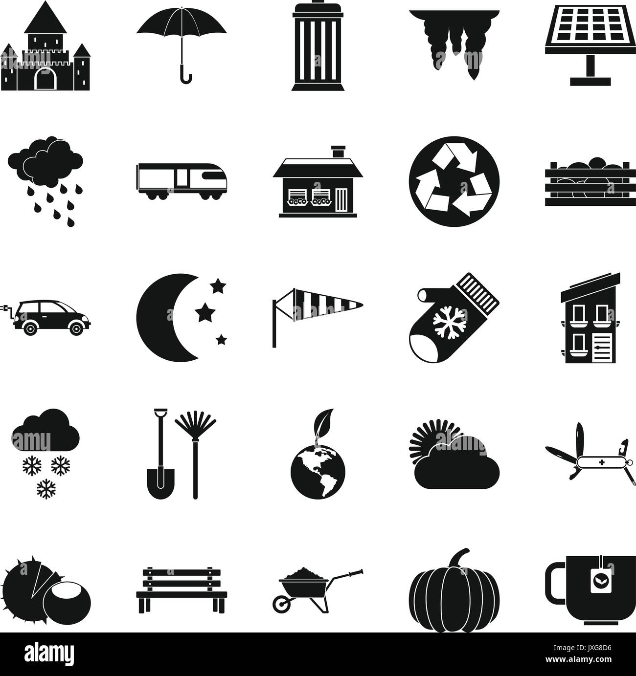 Small country house light Stock Vector Images - Alamy