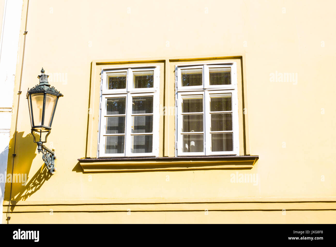 two classic windows Stock Photo - Alamy