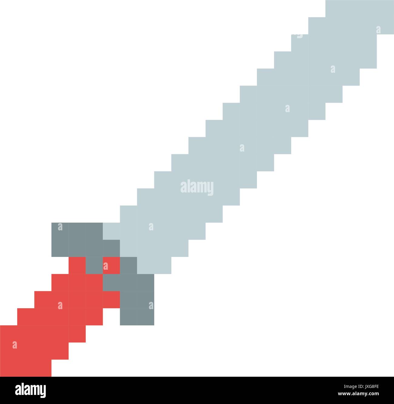 Video game heart pixelated icon hi-res stock photography and images - Alamy