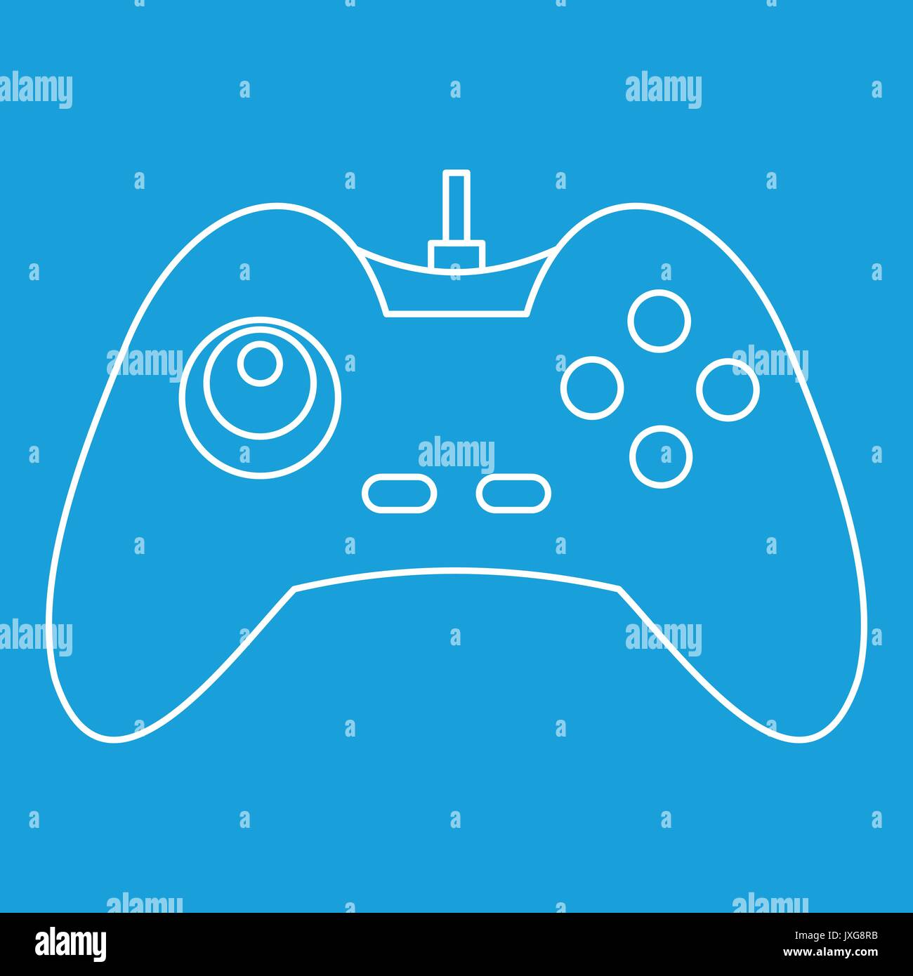 One joystick icon, outline style Stock Vector Image & Art - Alamy