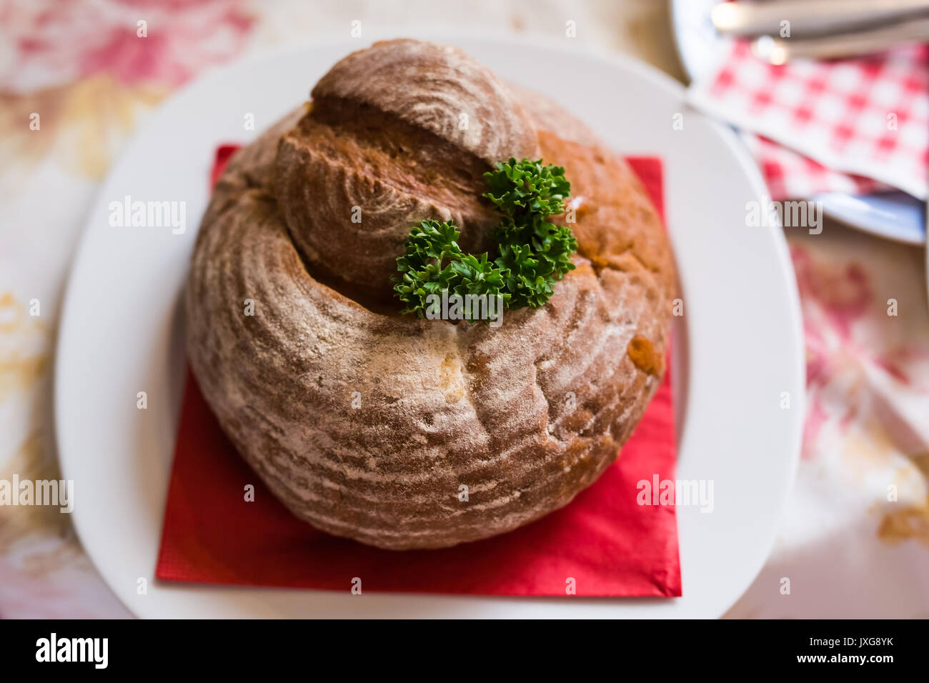 Traditional czech republic soup hi-res stock photography and images - Alamy