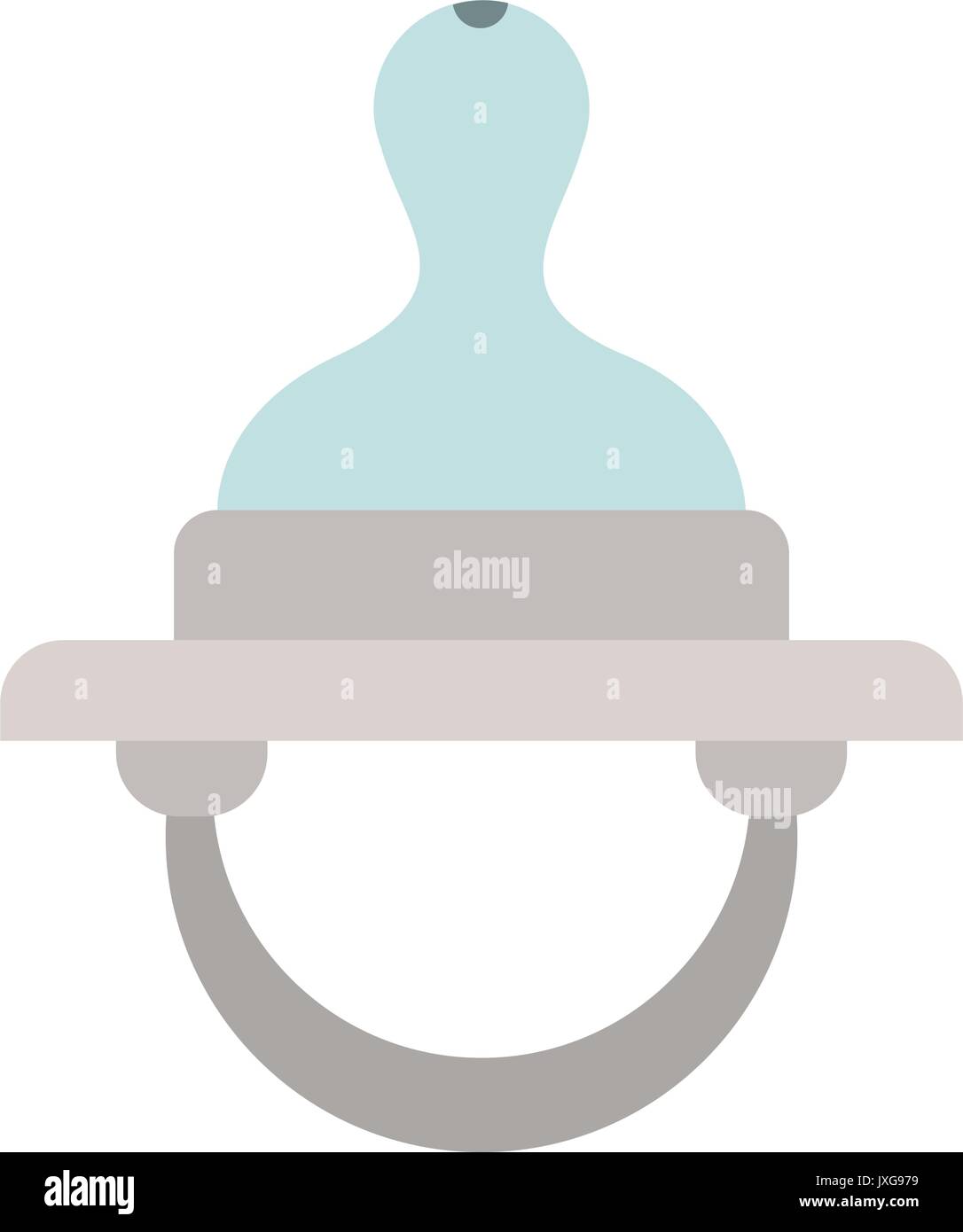 color silhouette of baby pacifier Stock Vector Image & Art - Alamy