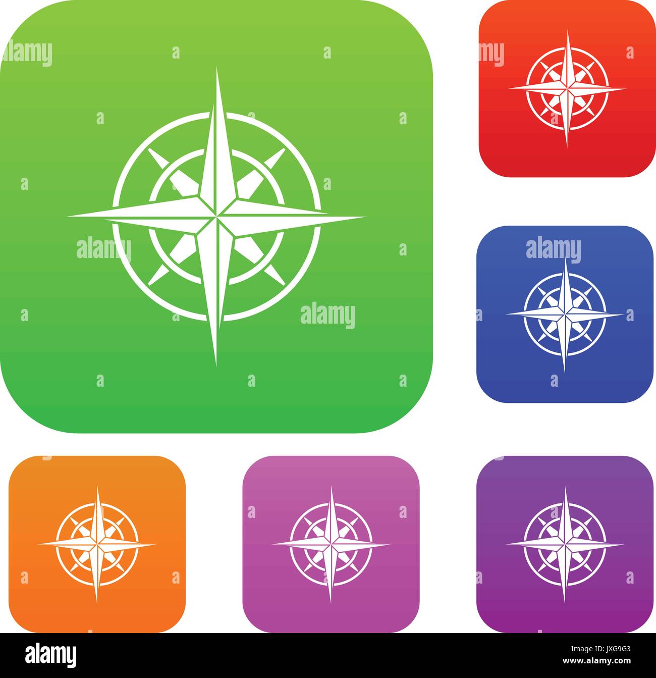 Ancient compass set collection Stock Vector Image & Art - Alamy