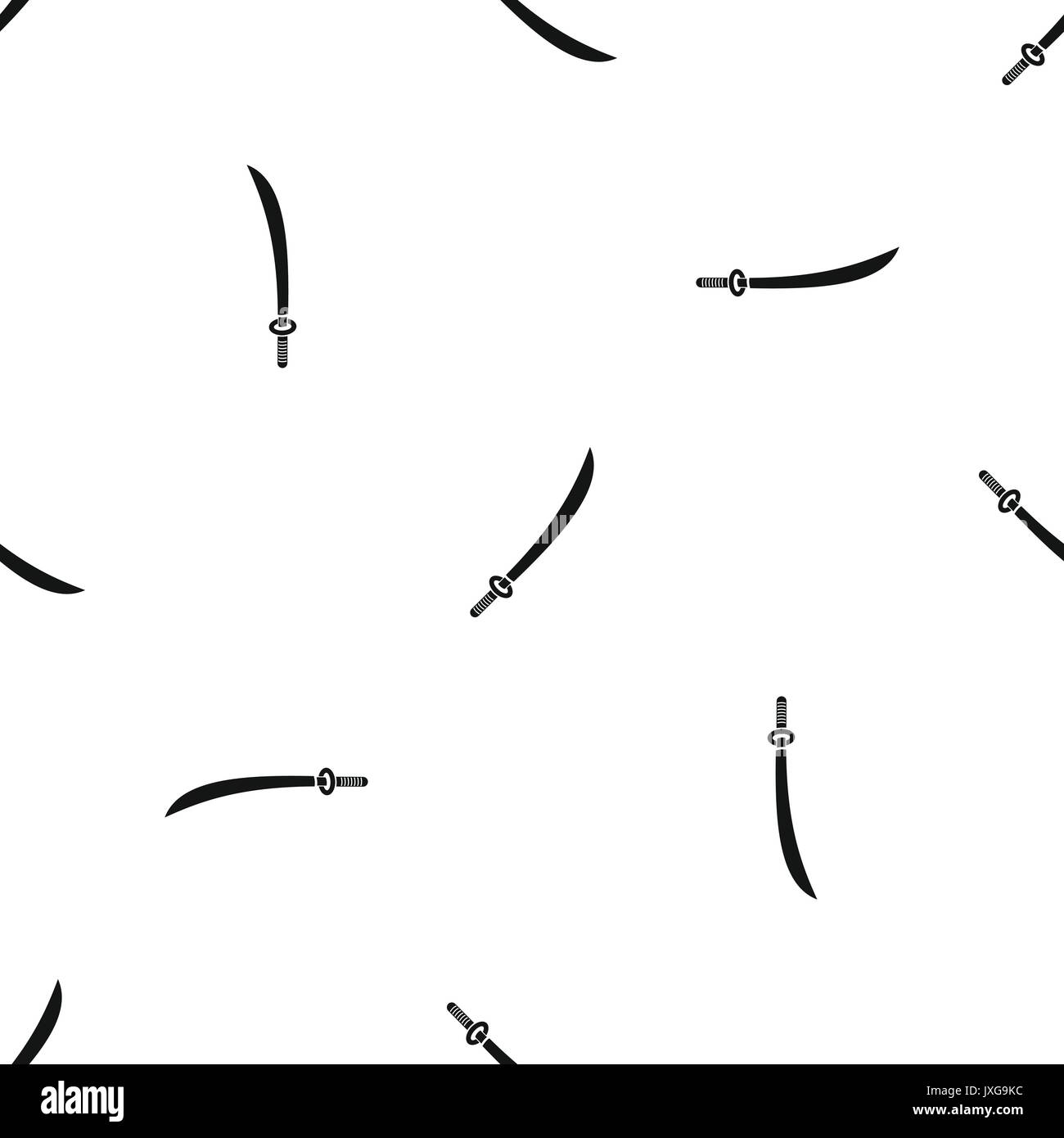 Katana pattern seamless black Stock Vector Image & Art - Alamy