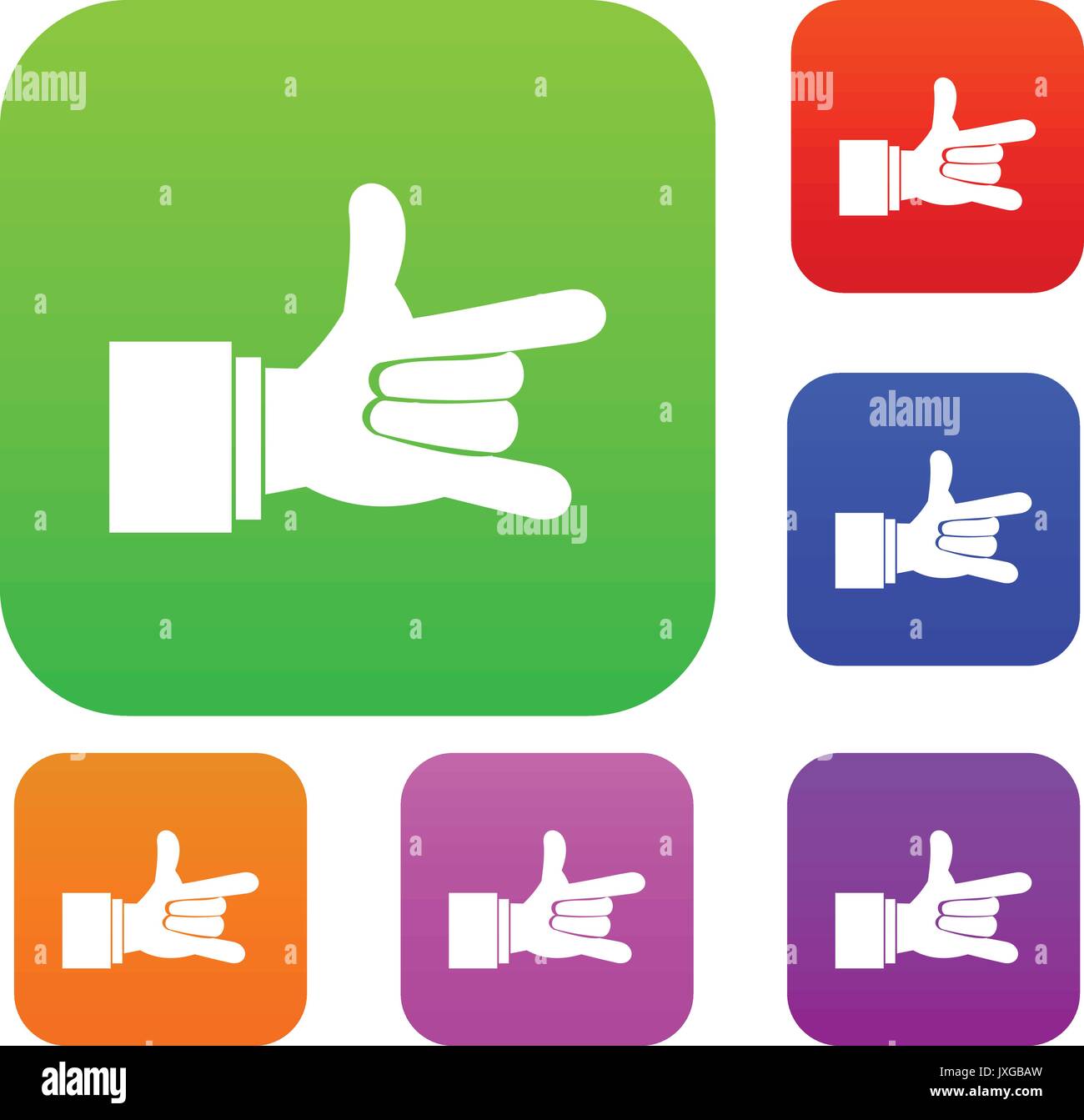 Hand gesture collection expressive hi-res stock photography and images ...