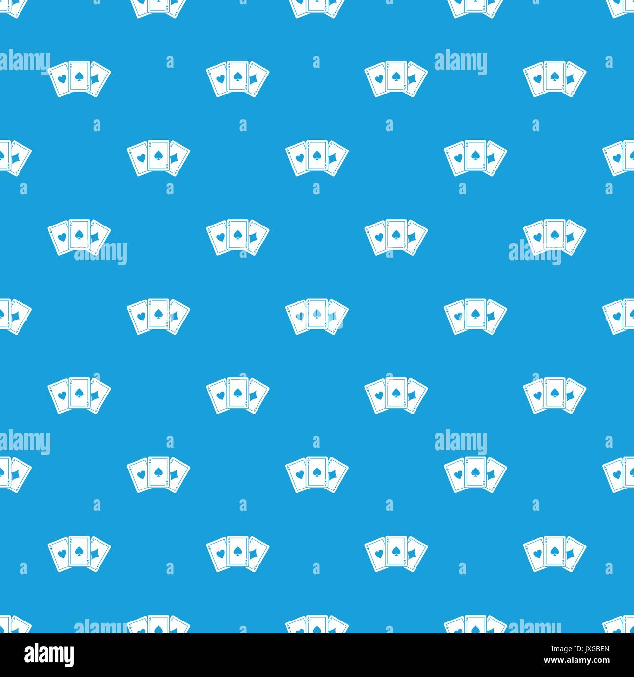 Seamless pattern aces playing cards hi-res stock photography and images ...