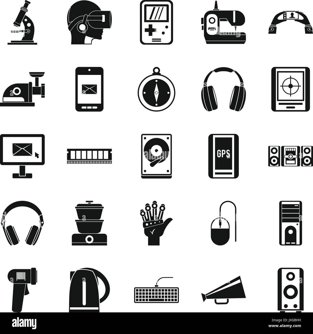 Medical equipment icons set, simple style Stock Vector Image & Art - Alamy