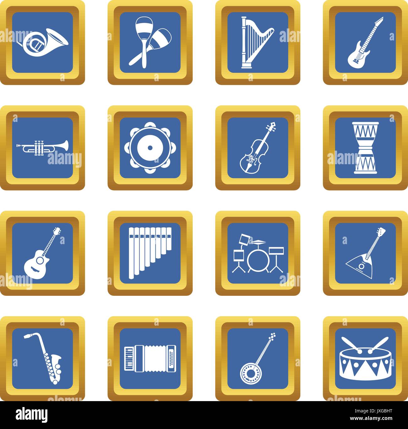 Piano accordion and mandolin Stock Vector Images - Alamy