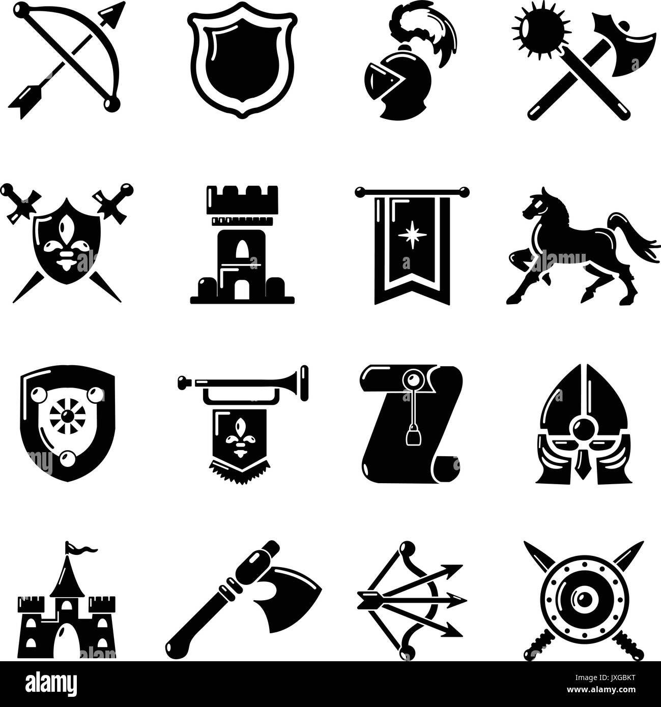Medieval Knight Symbols