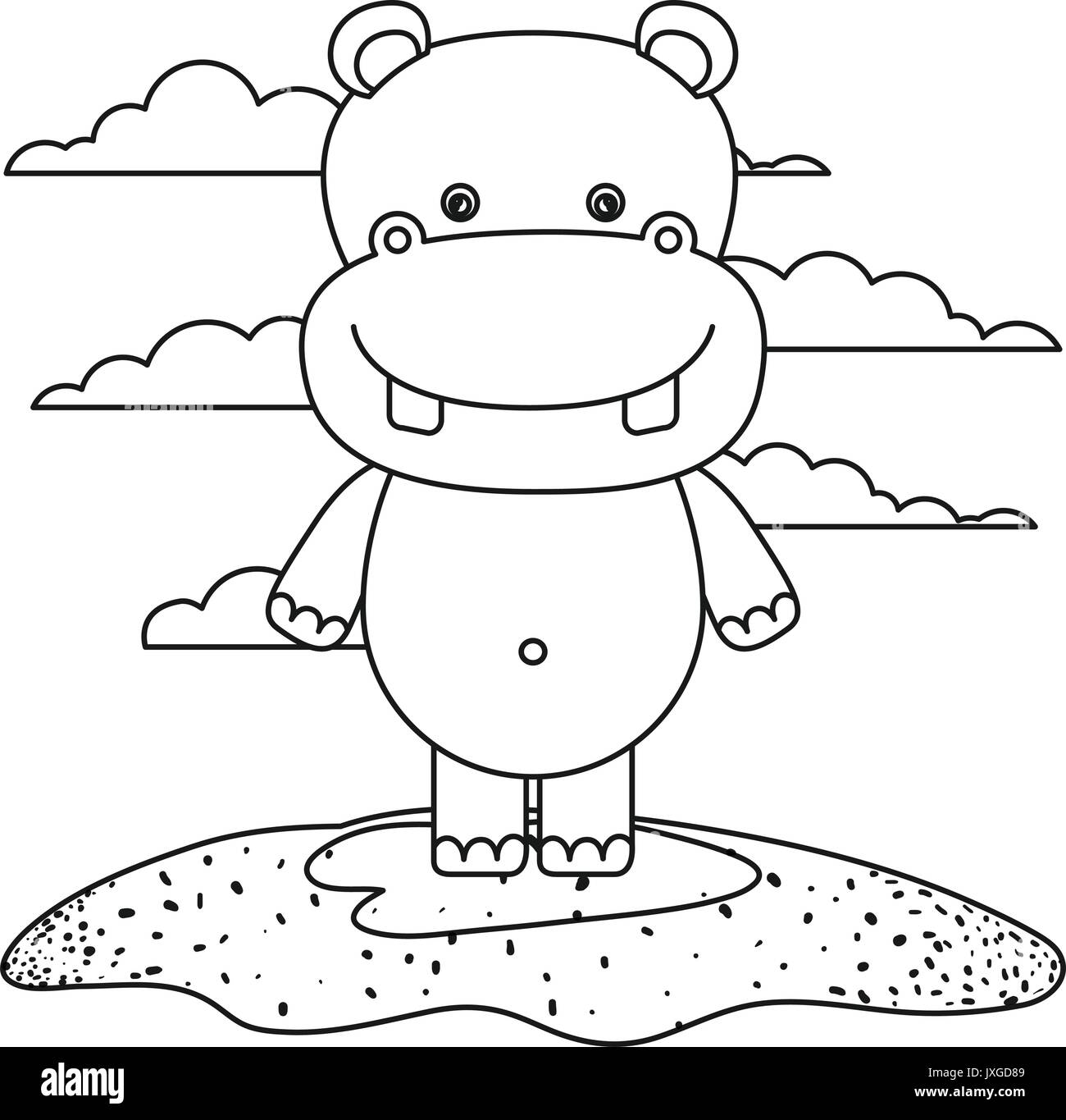 Ears grass in meadow Stock Vector Images - Alamy