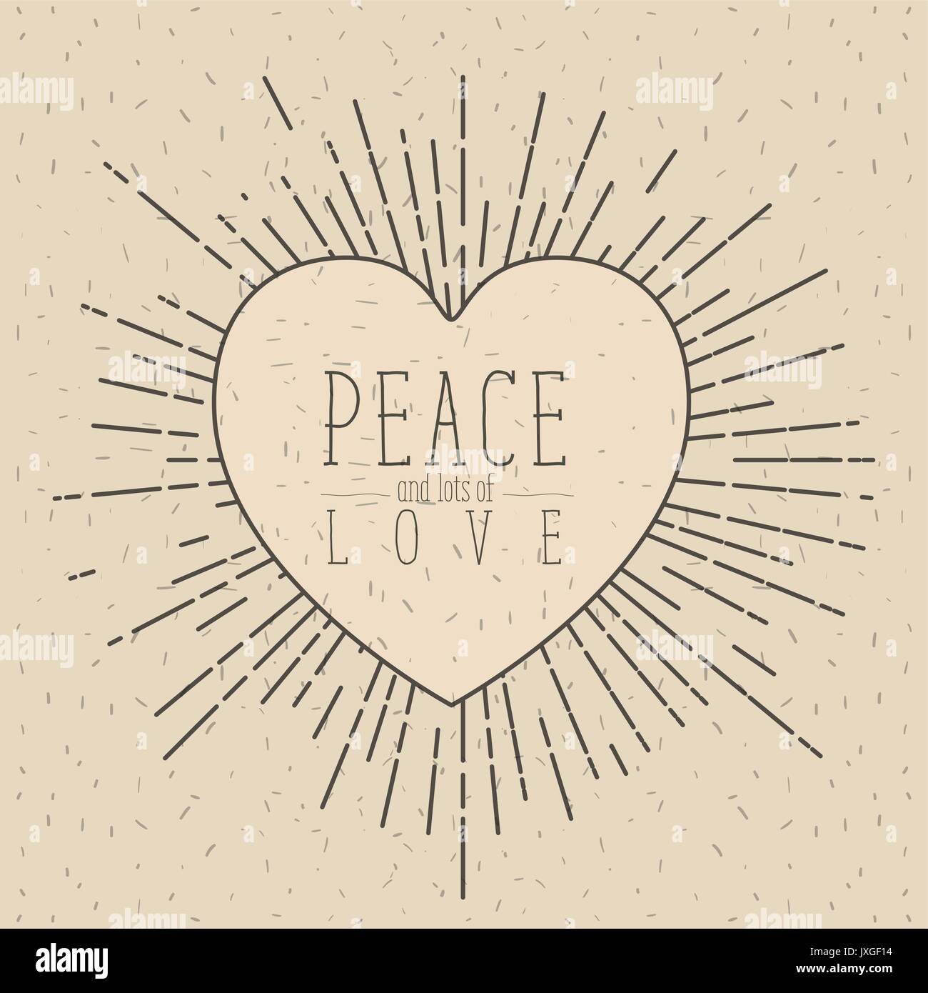 color background with silhouette heart with linear brightness and text ...