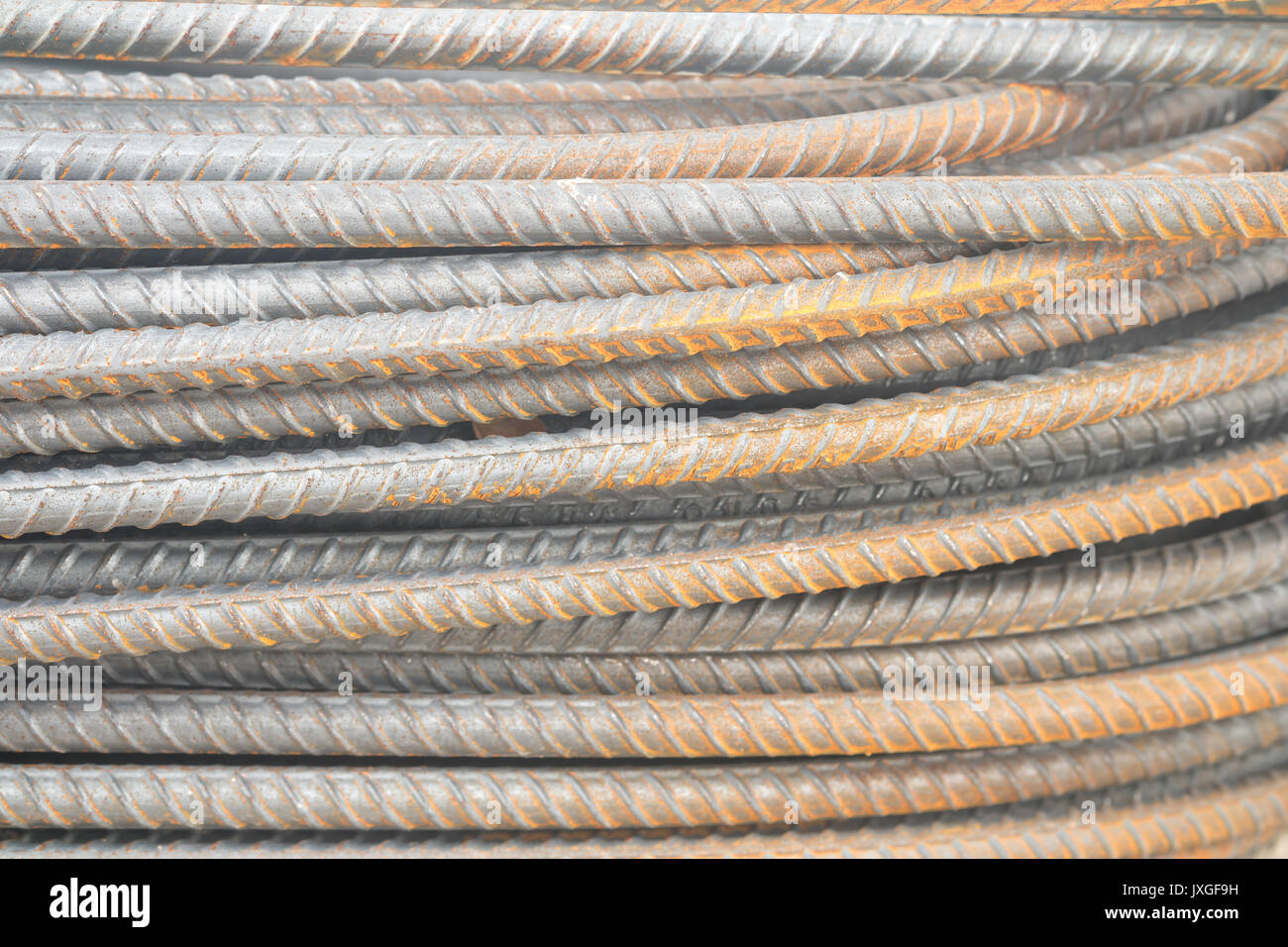 Rebar steel bars, reinforcement concrete bars with wire rod used in ...