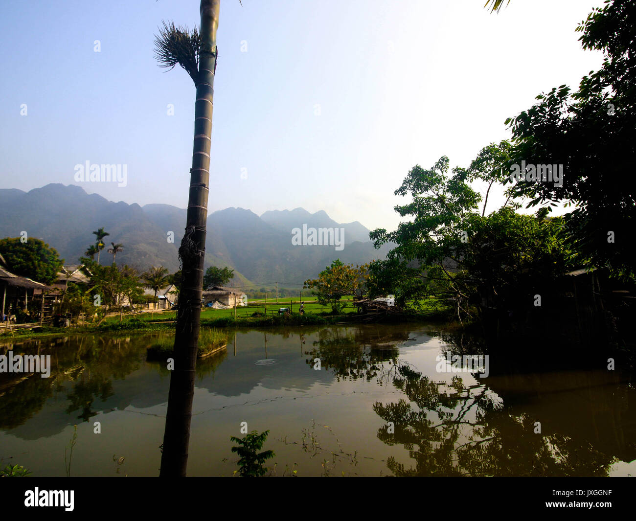 Mai Chau Vietnam countryside Stock Photo - Alamy