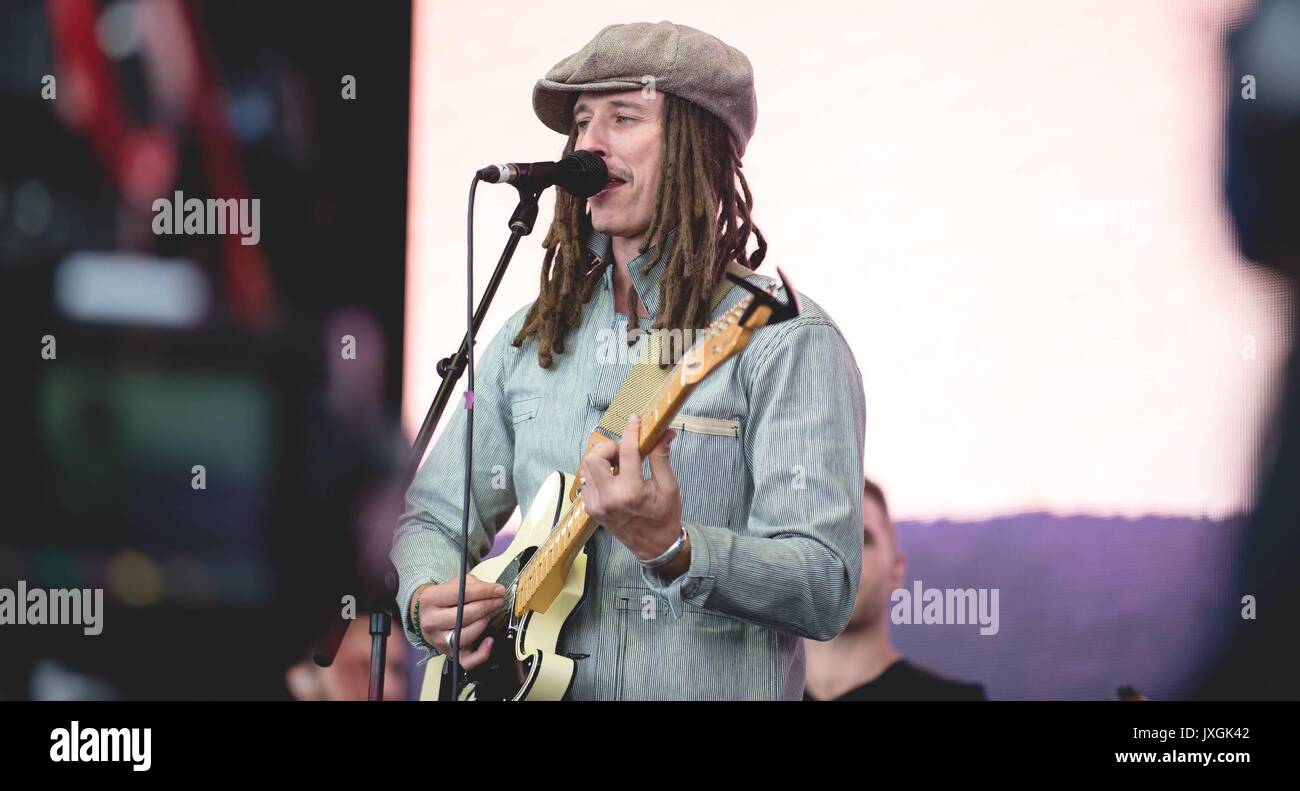Watergate Bay, Newquay, Cornwall, United Kingdom. JP Cooper performs at ...