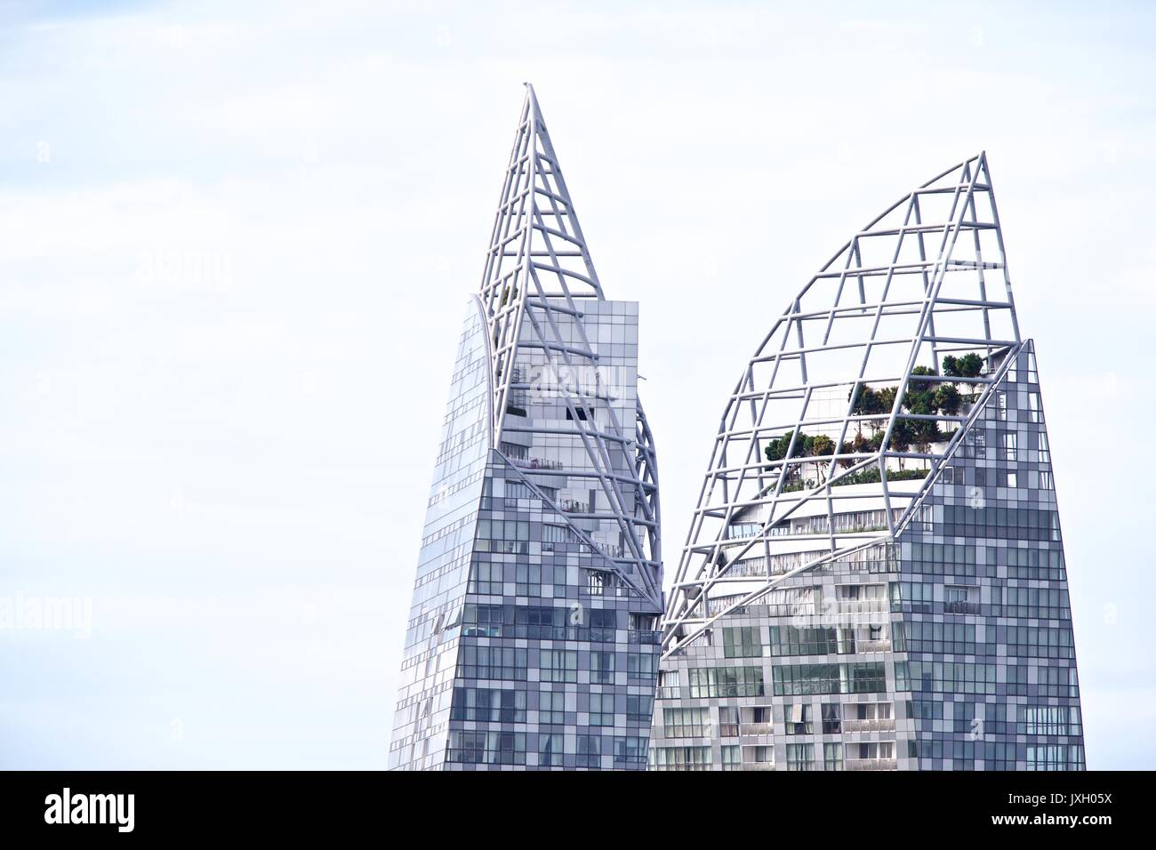 Reflections on the Bay, Singapore Stock Photo - Alamy