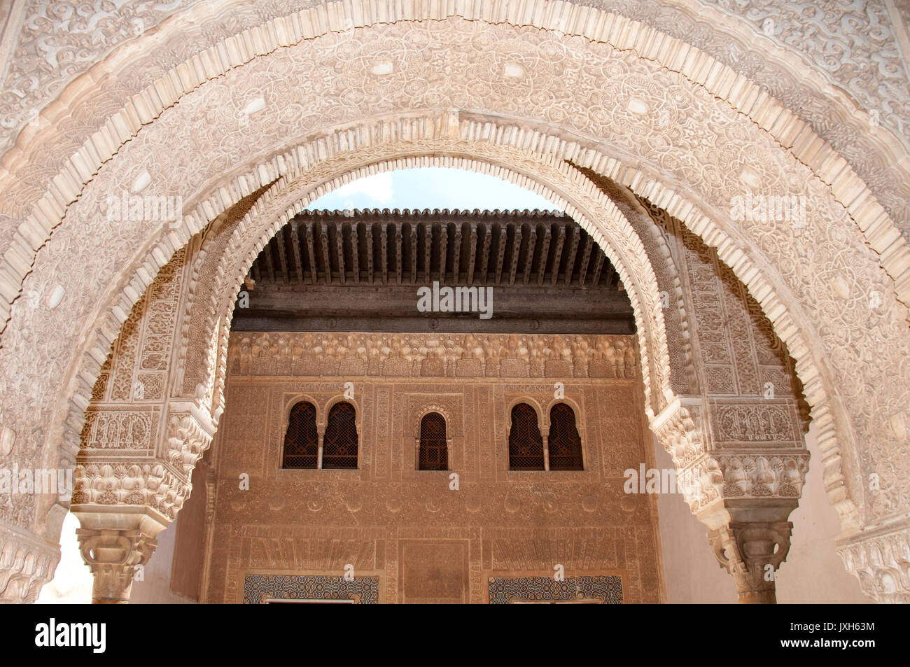 Palacio de Comares, The Palace, Alhambra, Granada, Spain Stock Photo ...