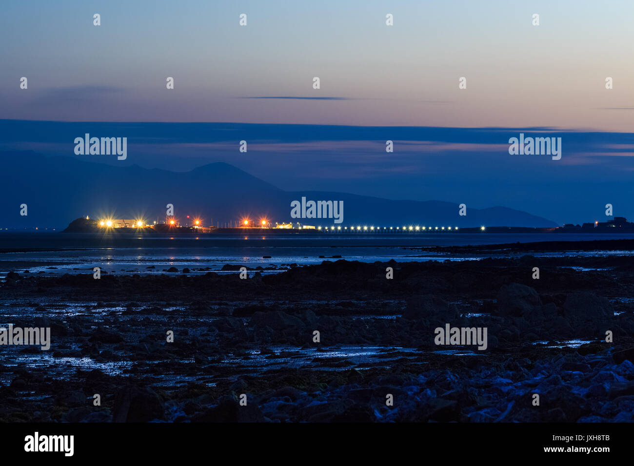 Fenit pier at night hi-res stock photography and images - Alamy