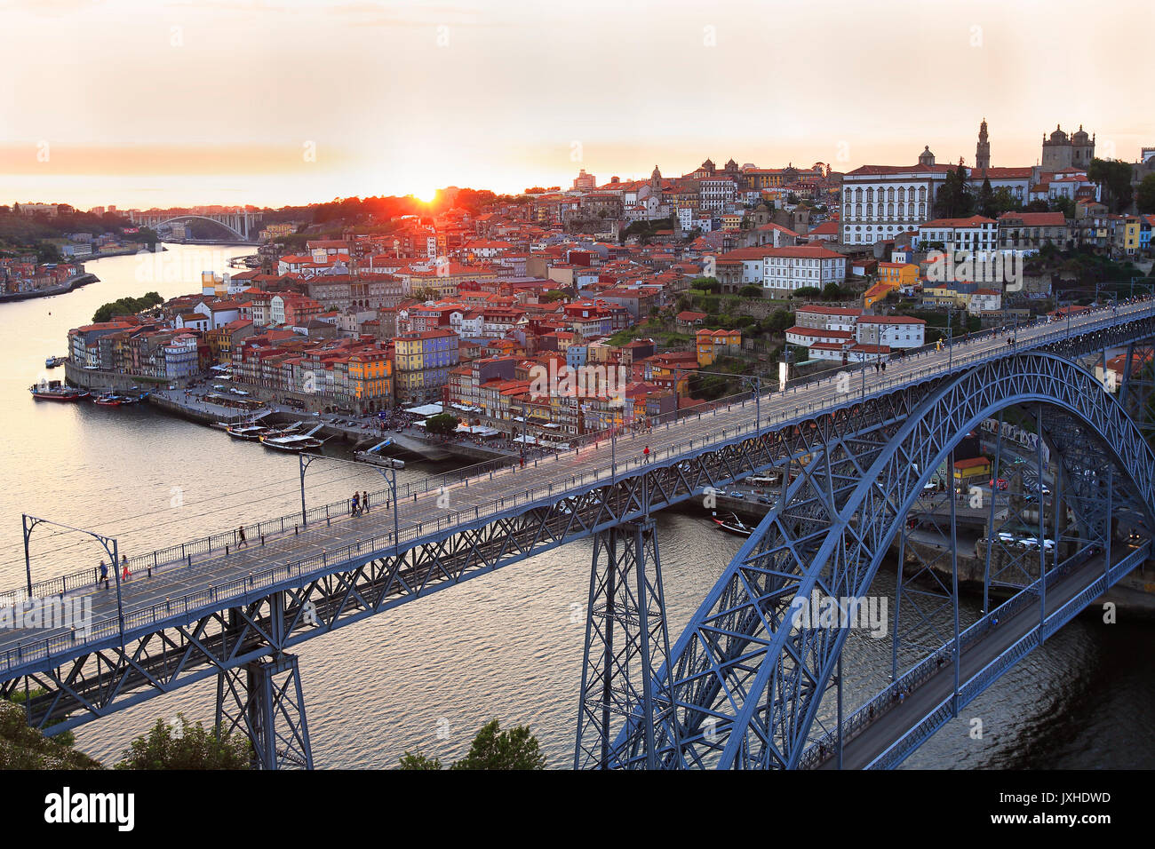 Douro waterfront at sunset hi-res stock photography and images - Alamy