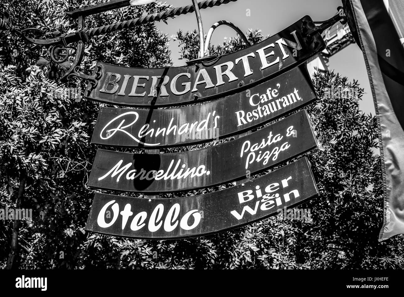 Famous Biergarten in Berlin - BERLIN / GERMANY - SEPTEMBER 2, 2016 ...