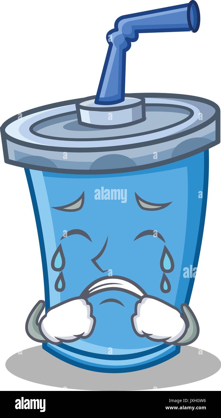 Crying soda drink character cartoon Stock Vector Image & Art - Alamy
