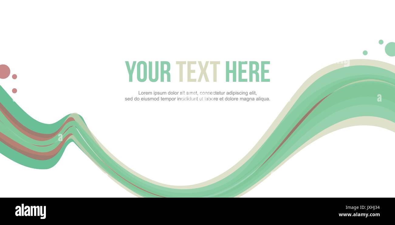 Abstract header wave green design collection Stock Vector Image & Art ...