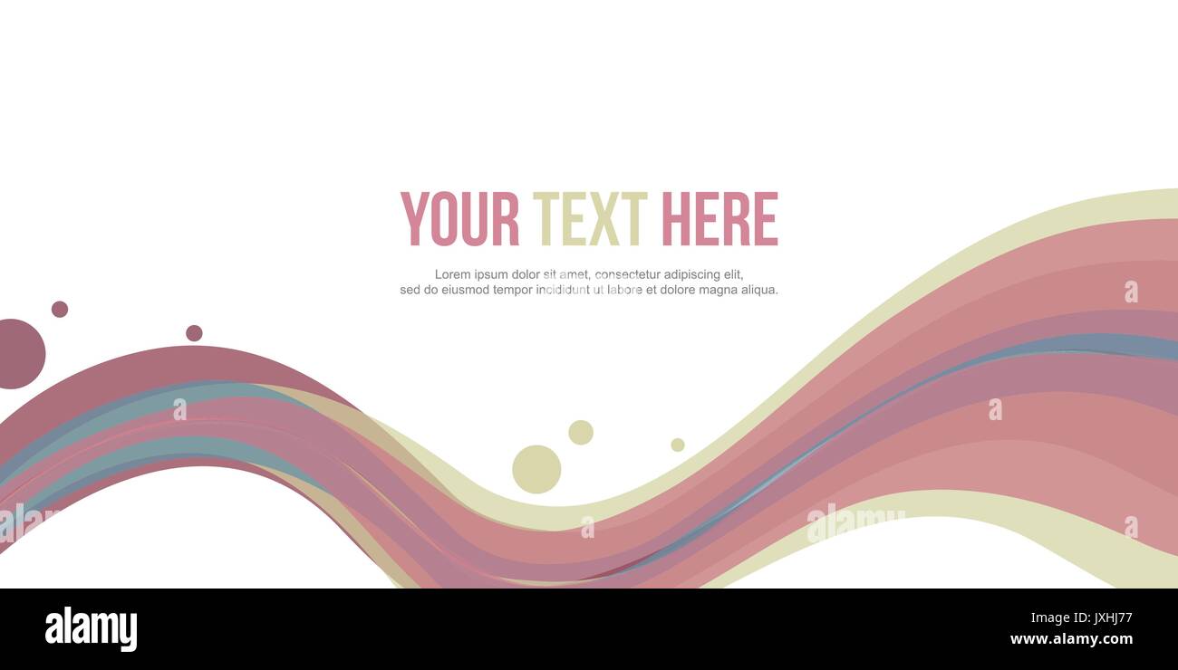 Abstract website header wave collection stock Stock Vector Image & Art ...