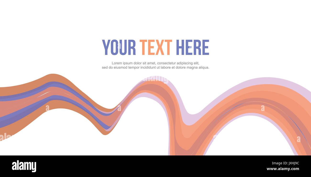 Abstract background header wave design collection Stock Vector Image ...