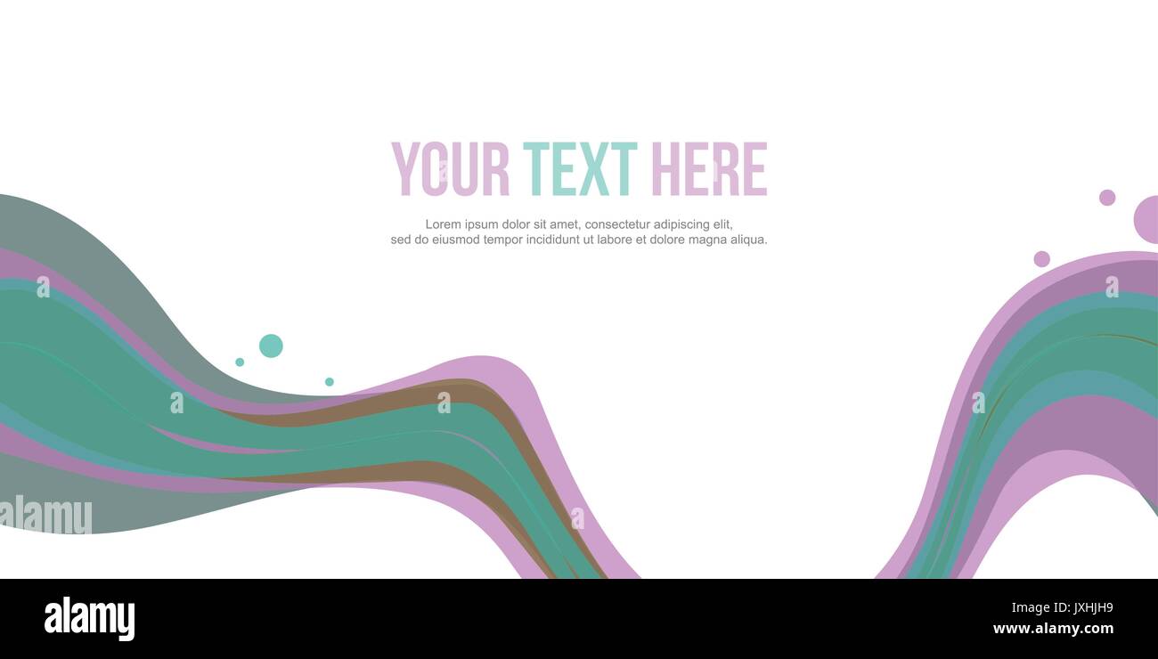 Header website wave style abstract background Stock Vector Image & Art ...