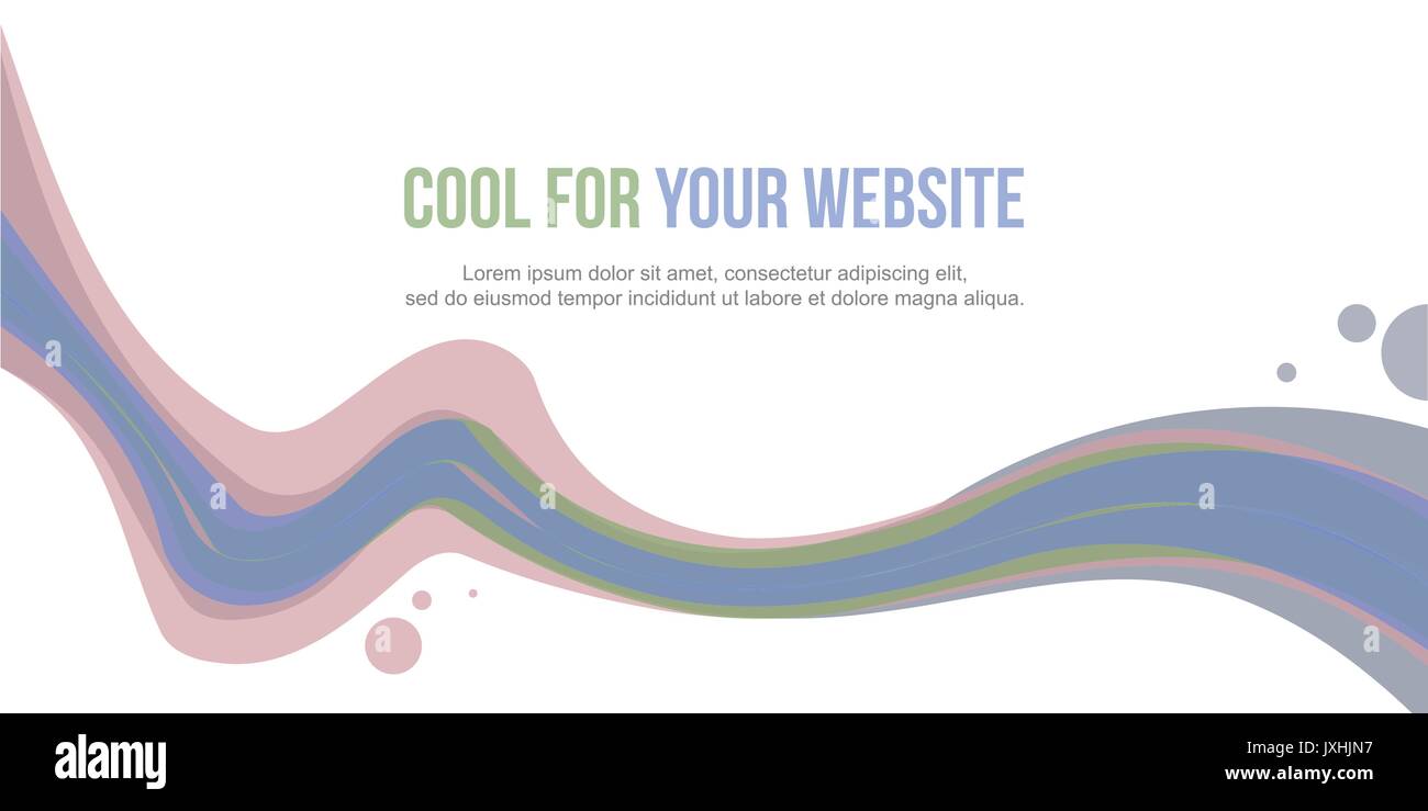 Website header banner abstract background collection Stock Vector Image ...